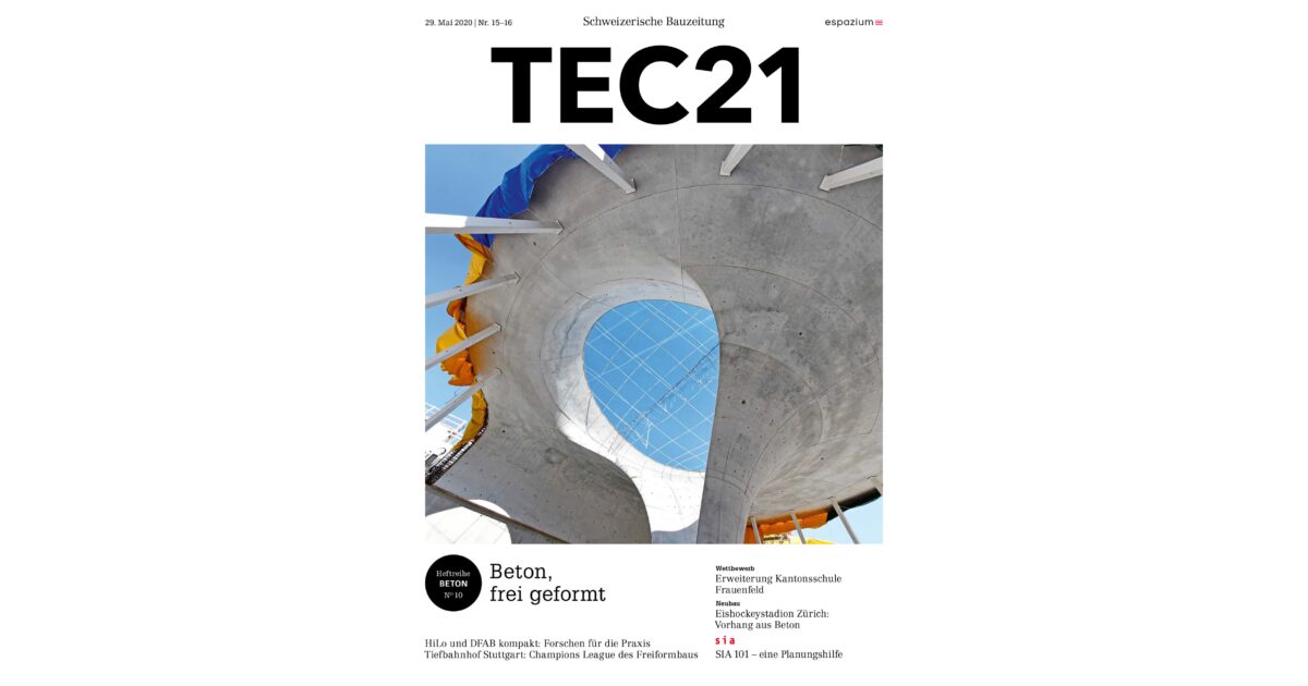 TEC21 - Schweizerische Bauzeitung – Archijeunes